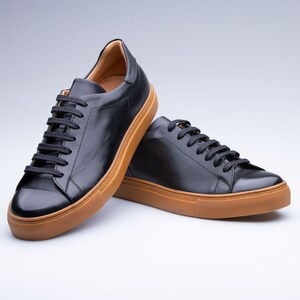 Raar Wear Geon Leather Sneaker for Men, Handmade Leather Sneakers ...