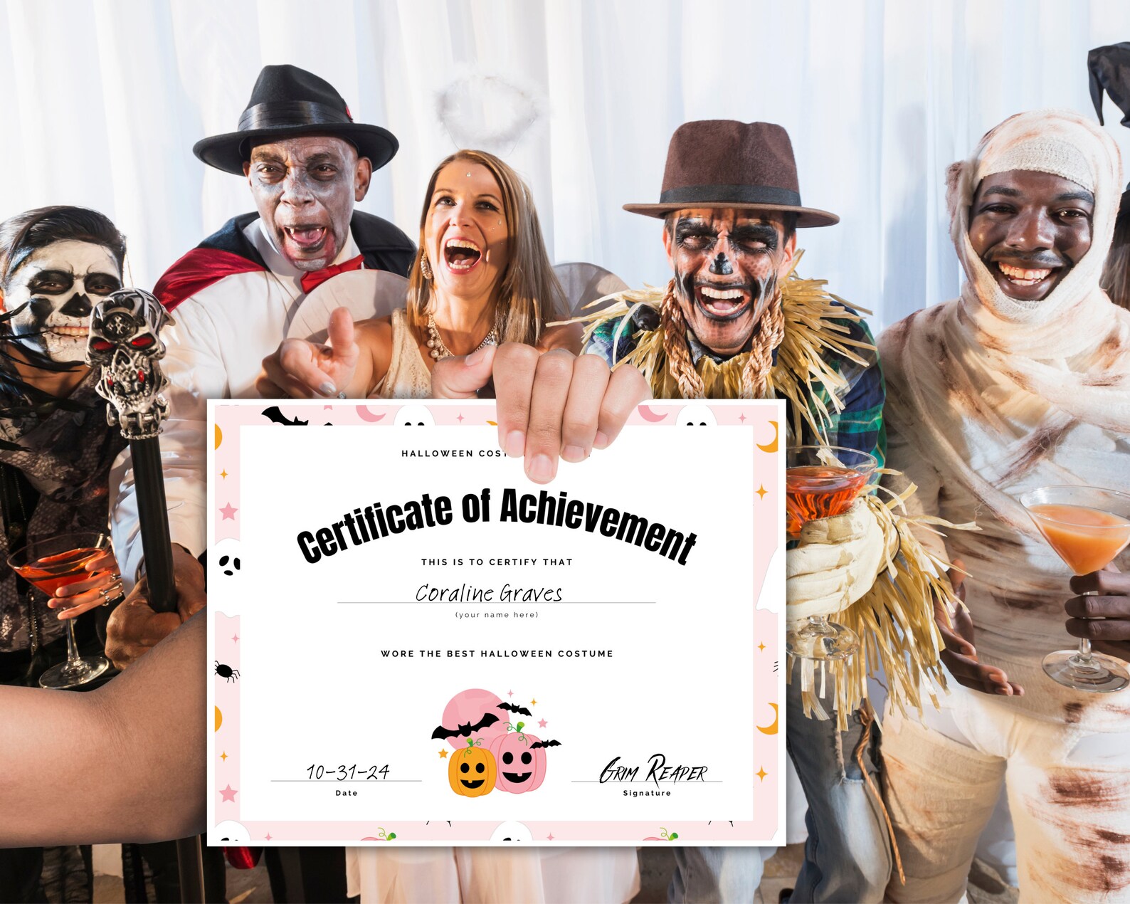 Halloween Costume Contest Ballot, Editable Costume Contest Kit, Best ...