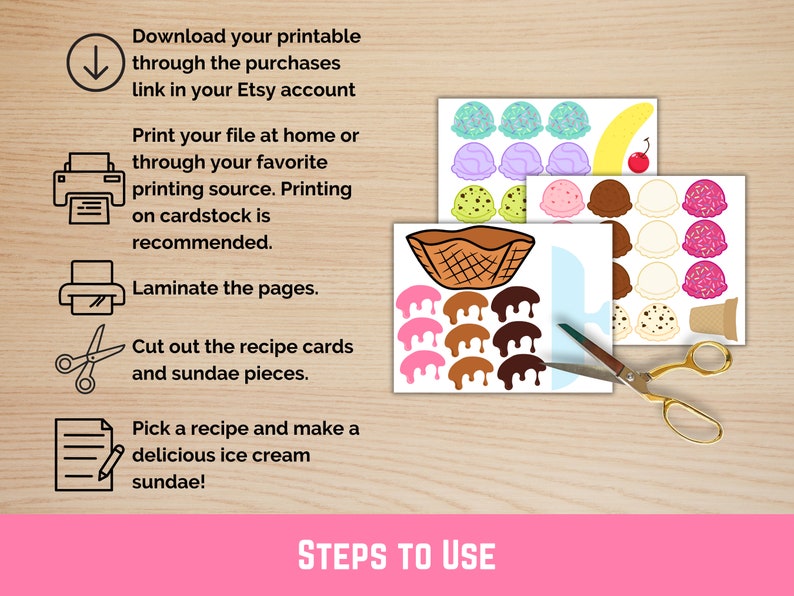 Build a Sundae Game Sensory Bin, Occupational Therapy Fine Motor ...
