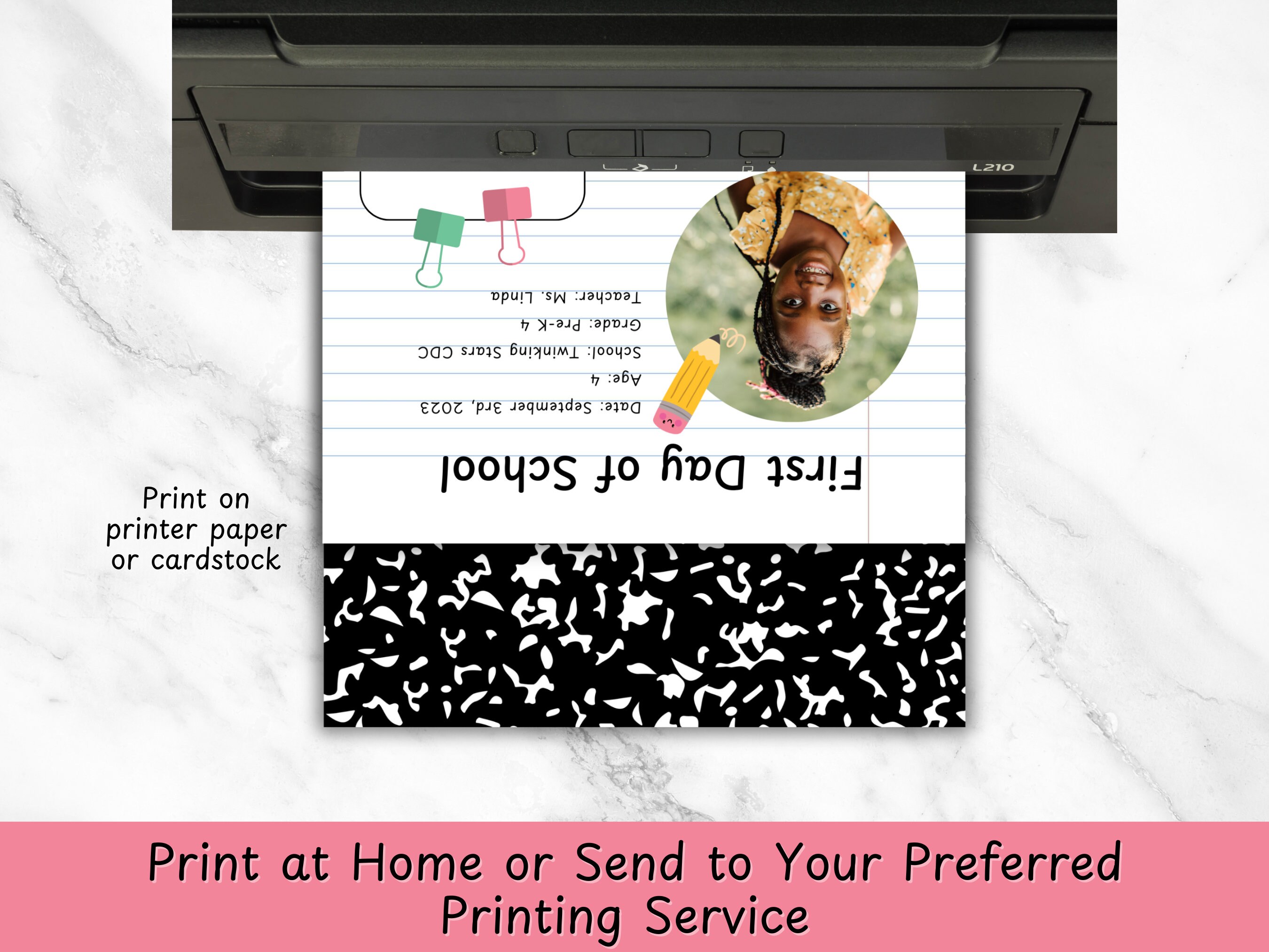 Editable Childhood Memory Book, School Memory Box Kit, Kids Keepsake ...