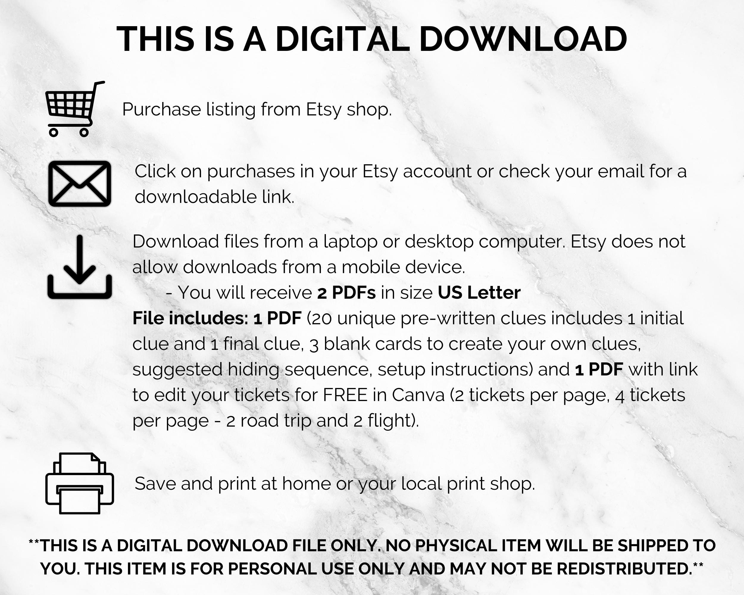 Surprise Trip Reveal to Washington DC Scavenger Hunt, Personalized ...