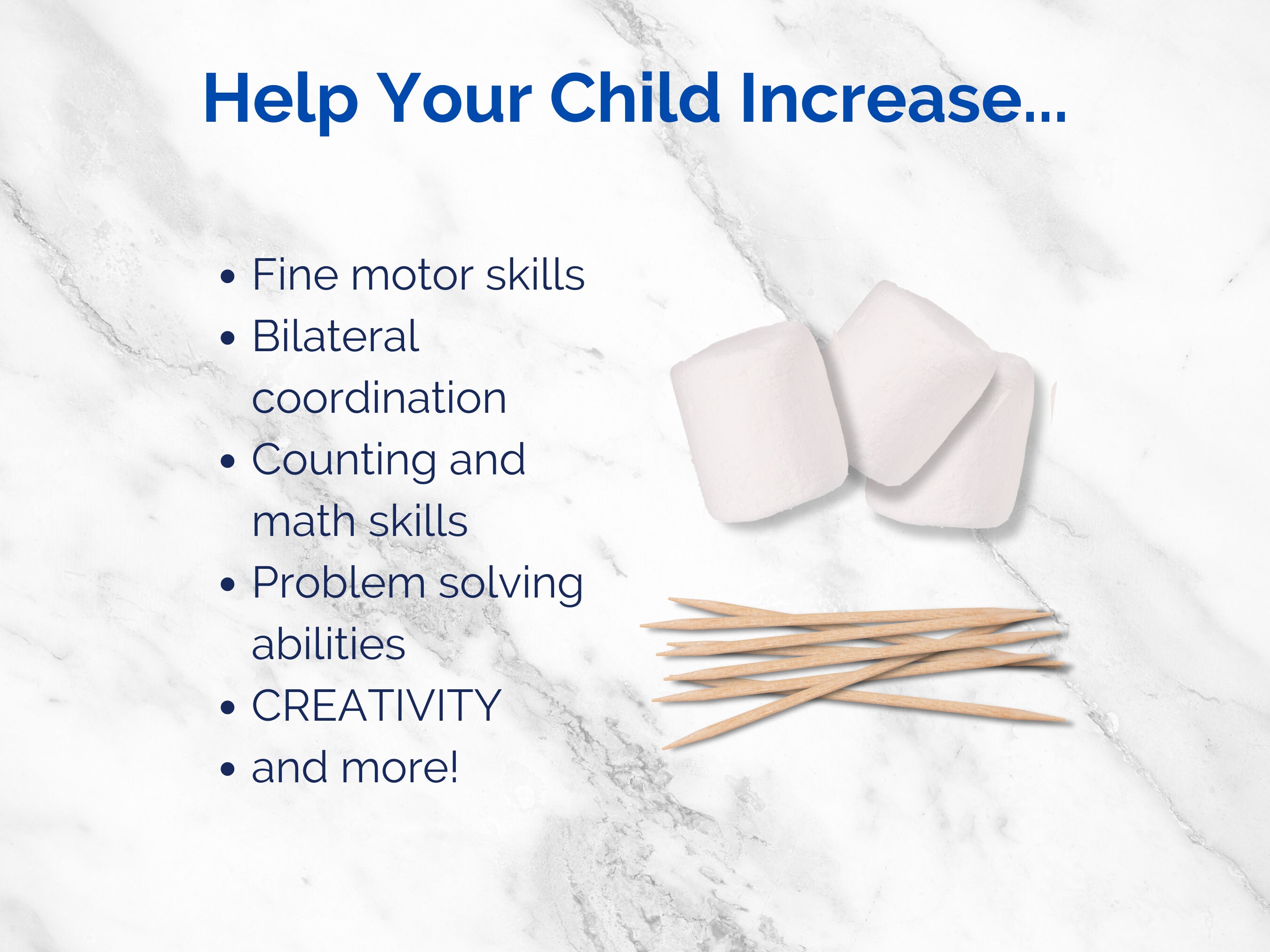 Marshmallow and Toothpick Snowflakes Activity Printable Game for ...