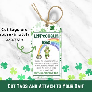 Leprechaun Bait, St. Patrick’s Day Printable Tag, Leprechaun Loot Bag ...