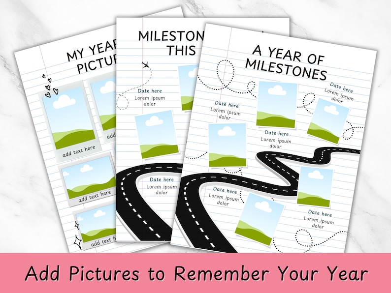 Editable Childhood Memory Book, School Memory Box Kit, Kids Keepsake ...