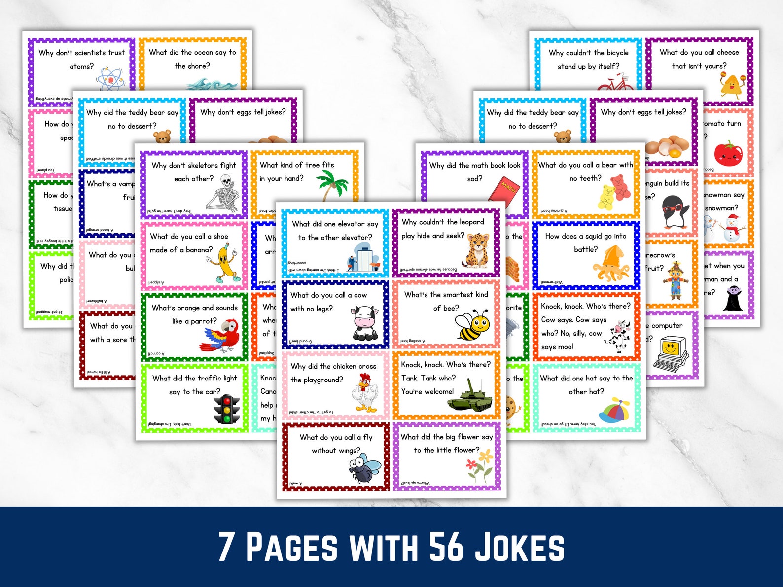 Printable Lunchbox Jokes, Lunch Box Notes for Kids, Lunch Box Jokes ...