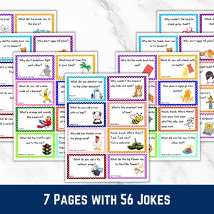 Printable Lunchbox Jokes, Lunch Box Notes for Kids, Lunch Box Jokes ...