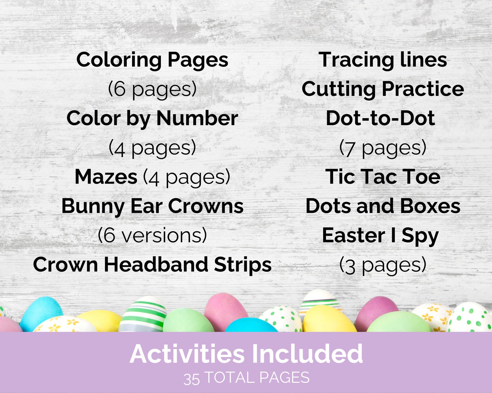 Easter Activity Bundle, Color by Number Easy, Easter Coloring Pages ...