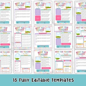 Editable Meet the Teacher Template: Back to School Flyer (digital ...