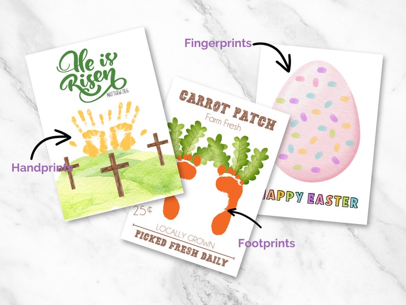 Spring Handprint Craft, Bunny Footprint, Handprint Art, He is Risen ...