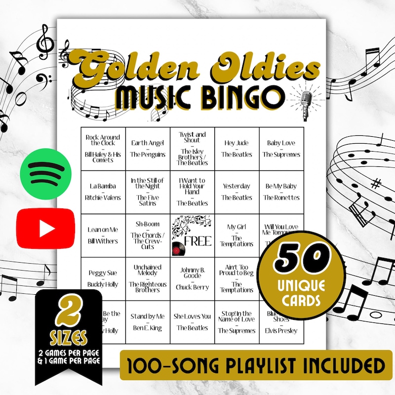 Dj Bingo Cards - Etsy