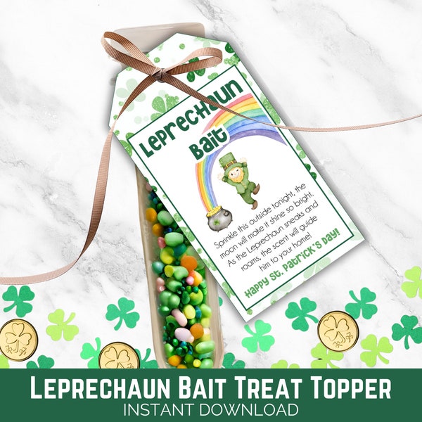 Leprechaun Bait Tag - Etsy