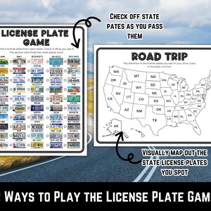 Road Trip Games Bundle, Road Trip Printable, Family Road Trip ...