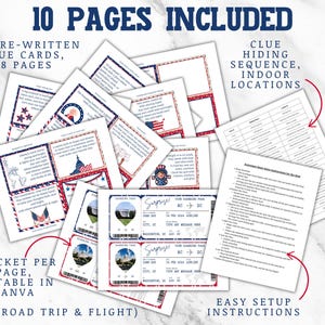 Surprise Trip Reveal to Washington DC Scavenger Hunt, Personalized ...