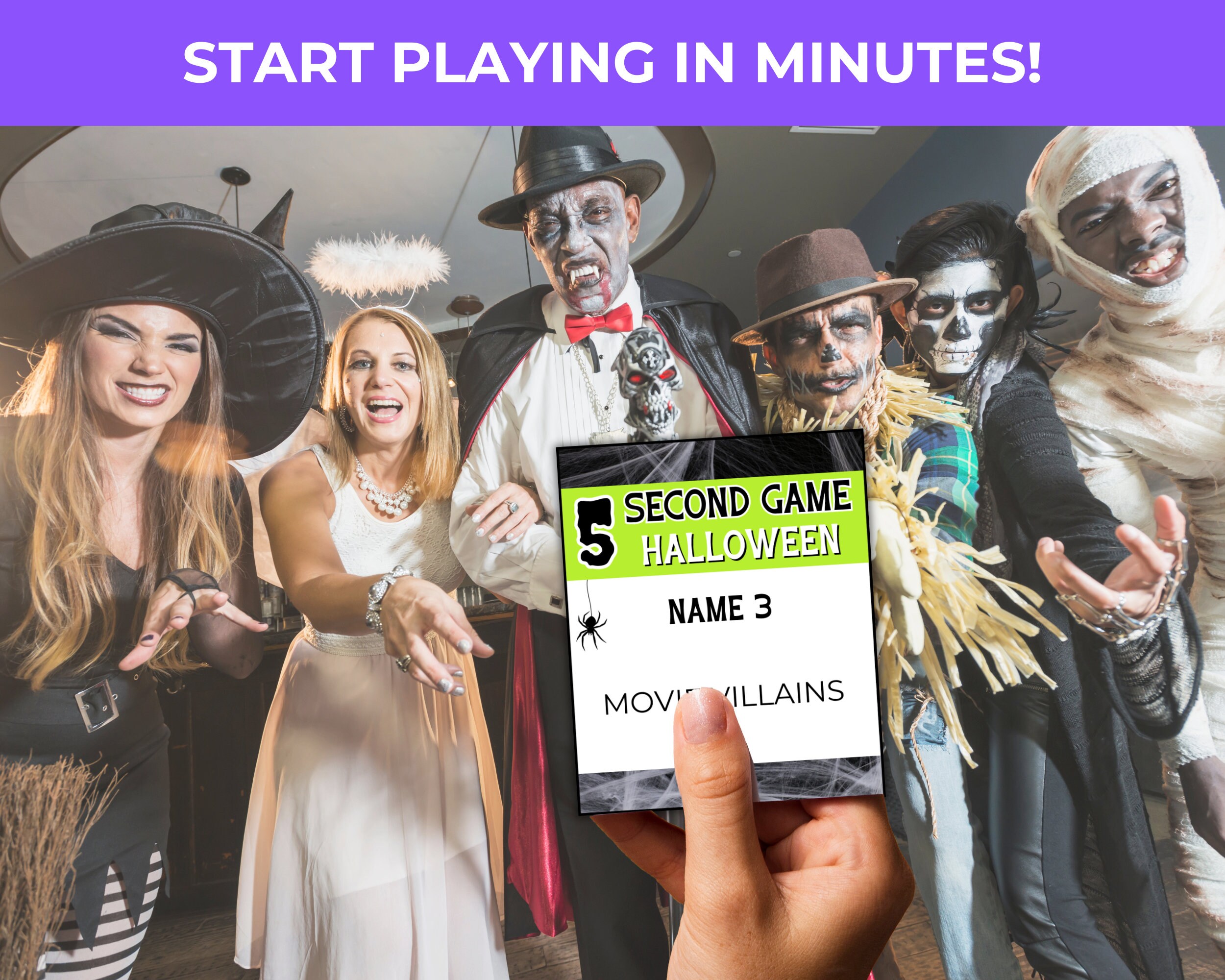 Halloween 5 Second Game, Printable Halloween Trivia for Teens and ...