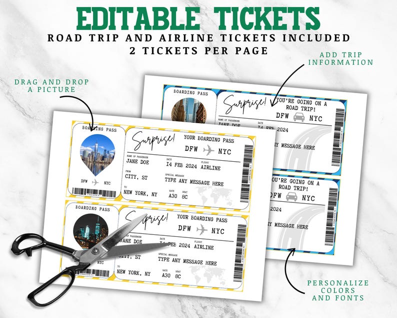 Surprise Trip Reveal to New York City Scavenger Hunt, NYC Personalized ...