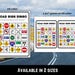 Road Sign Bingo Printable, Road Trip Bingo, Kids Road Trip Games ...