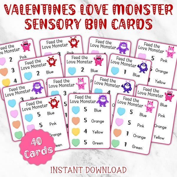 Valentines Sensory Kit - Etsy