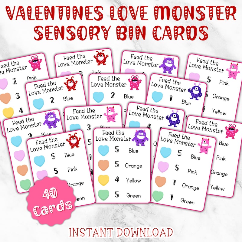 Valentine Sensory Kit - Etsy