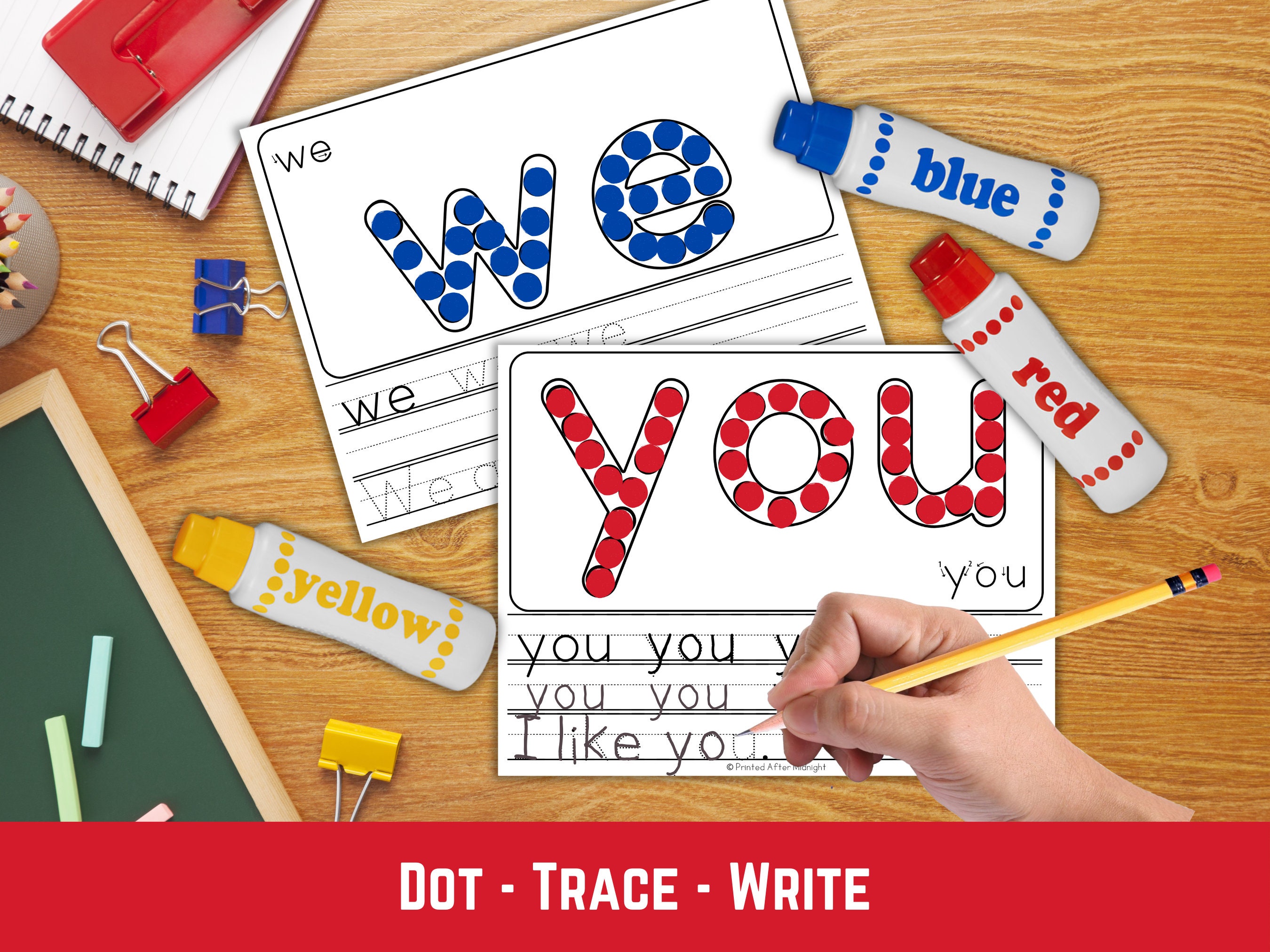 Dolch Word Sight Word Activity, Dolch Sight Words, Dot Marker Sight ...