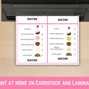 Build a Sundae Game Sensory Bin, Occupational Therapy Fine Motor ...