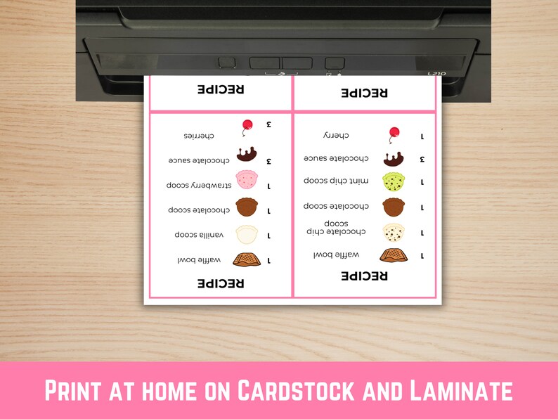 Build a Sundae Game Sensory Bin, Occupational Therapy Fine Motor ...