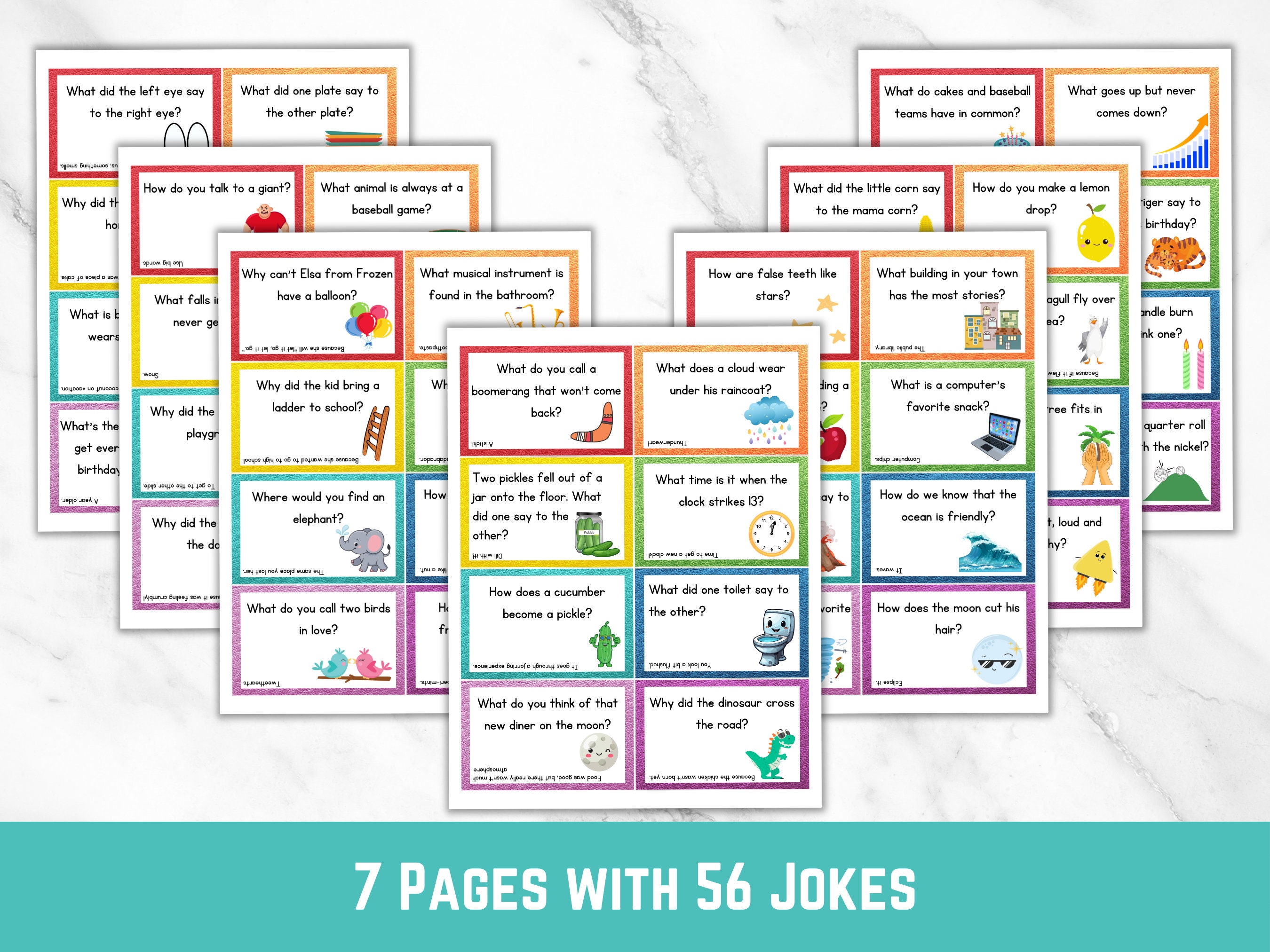 Printable Lunchbox Jokes, Lunch Box Notes for Kids, Lunch Box Jokes ...