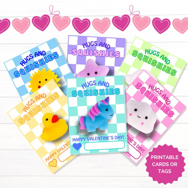 Squishy Valentine Card - Etsy