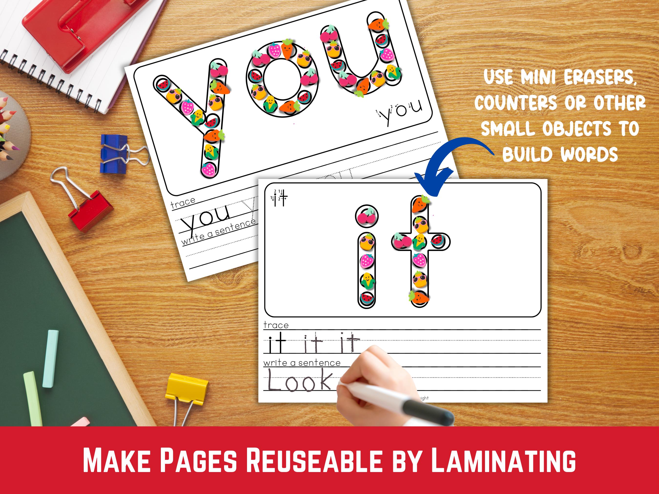 Dolch Word Sight Word Activity, Dolch Sight Words, Dot Marker Sight ...