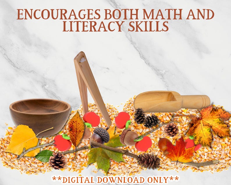 Chipmunk Stew Fall Sensory Bin Task Cards, Occupational Therapy Fine ...