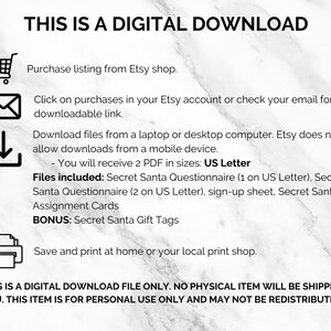 Coworker Secret Santa Questionnaire Game, Employee Favorite Things ...