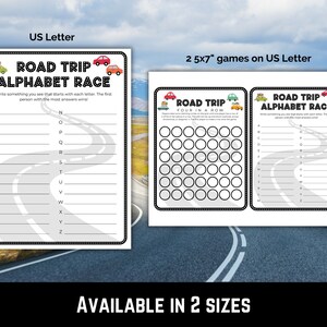 Road Trip Games Bundle, Road Trip Printable, Family Road Trip ...