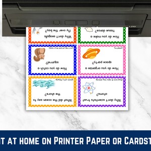 Printable Lunchbox Jokes, Lunch Box Notes for Kids, Lunch Box Jokes ...