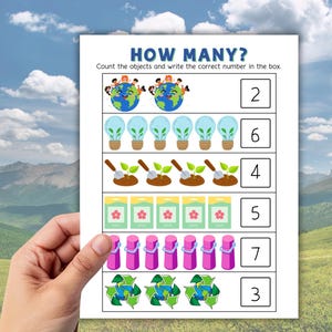 Earth Day Activity Pack, Printable Earth Day Kids Activities, Preschool ...