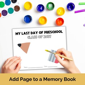 2024 Preschool Graduation Handprint Art, Graduation Handprint Craft ...