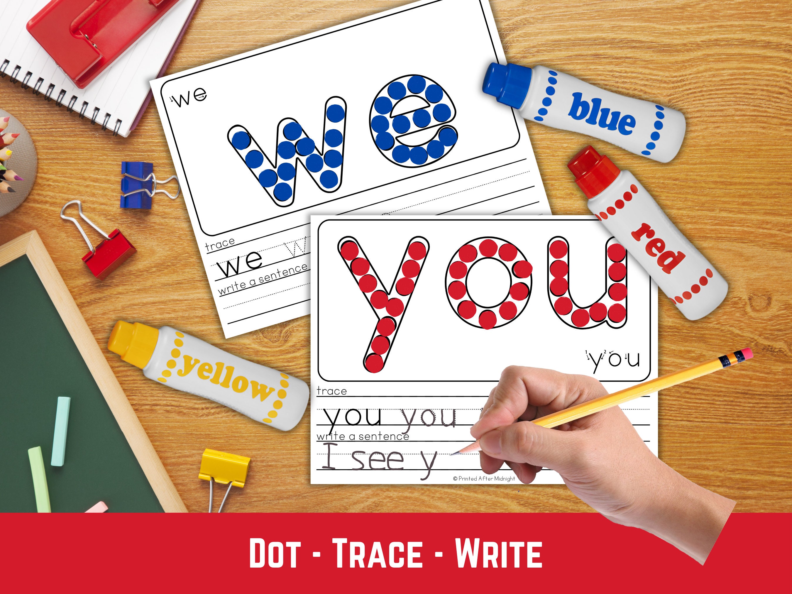 Dolch Word Sight Word Activity, Dolch Sight Words, Dot Marker Sight ...