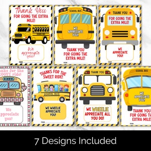 Bus Driver Gift Card Holder, Printable Bus Driver Appreciation Gift ...