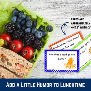 Printable Lunchbox Jokes, Lunch Box Notes for Kids, Lunch Box Jokes ...