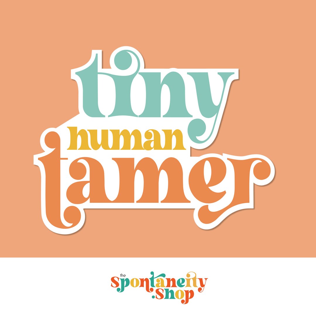TINY HUMAN TAMER Sticker for Back to School Gift for Teacher Gift for ...