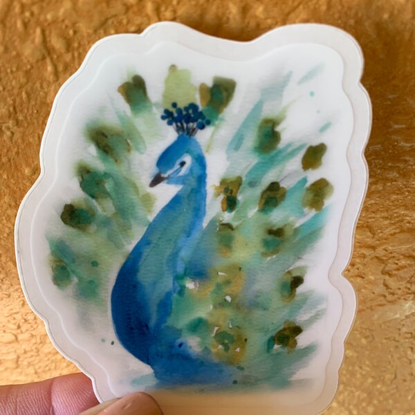 Peacock Stickers - Etsy