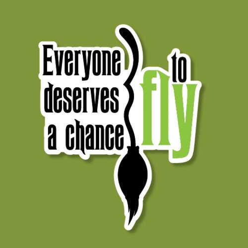 Wicked Elphaba Gift Sticker Set Wicked the Musical Wizard of Oz ...