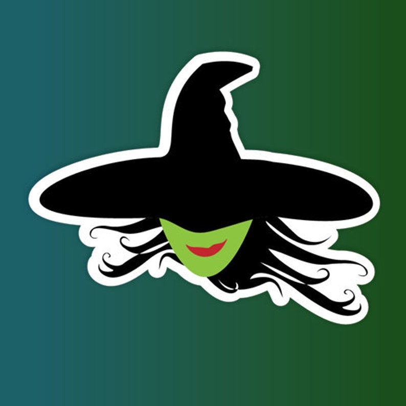 Wicked Elphaba Gift Sticker Set Wicked the Musical Wizard of Oz ...