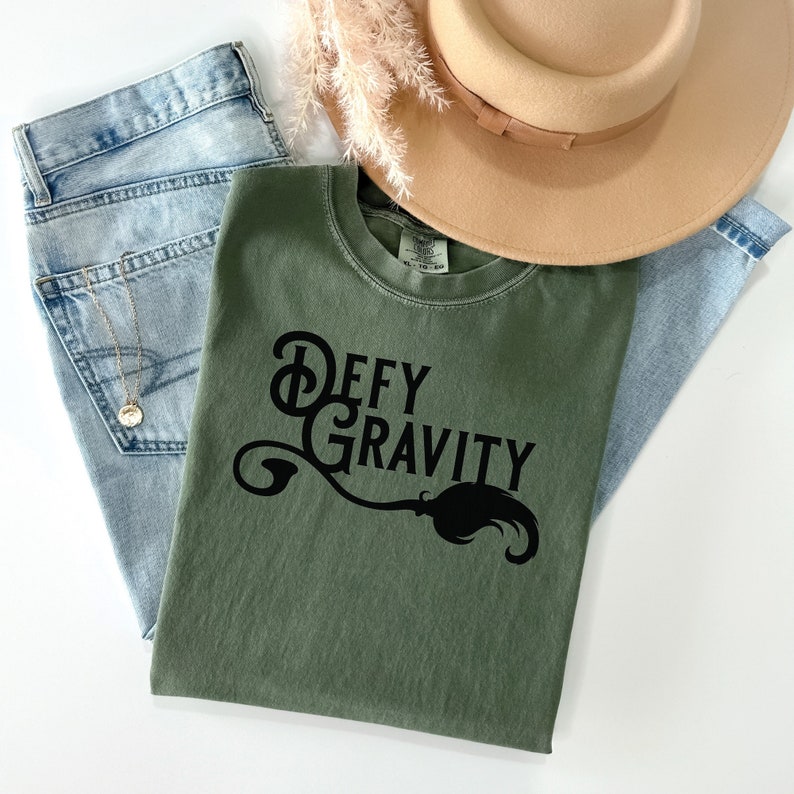 Defy Gravity T-shirt: Wicked Witch Elphaba Musical Tee - Etsy