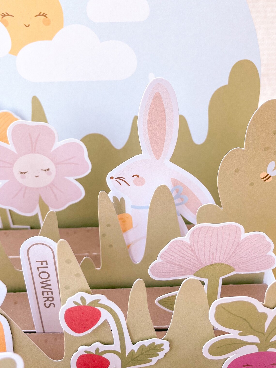 Paper Garden Kit, Printable Activity Craft, Handmade Gift for ...