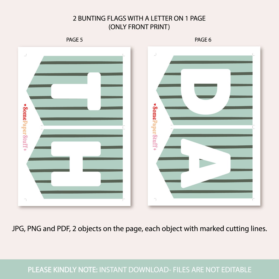 First Birthday Party Instant Download, Lion Themed Banner for Print at ...