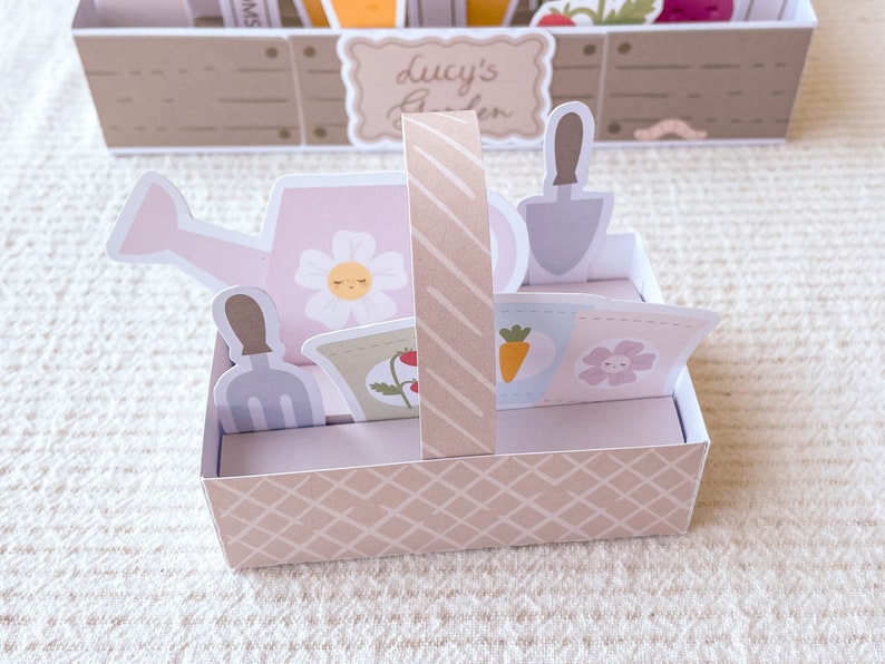 Paper Garden Kit, Printable Activity Craft, Handmade Gift for ...