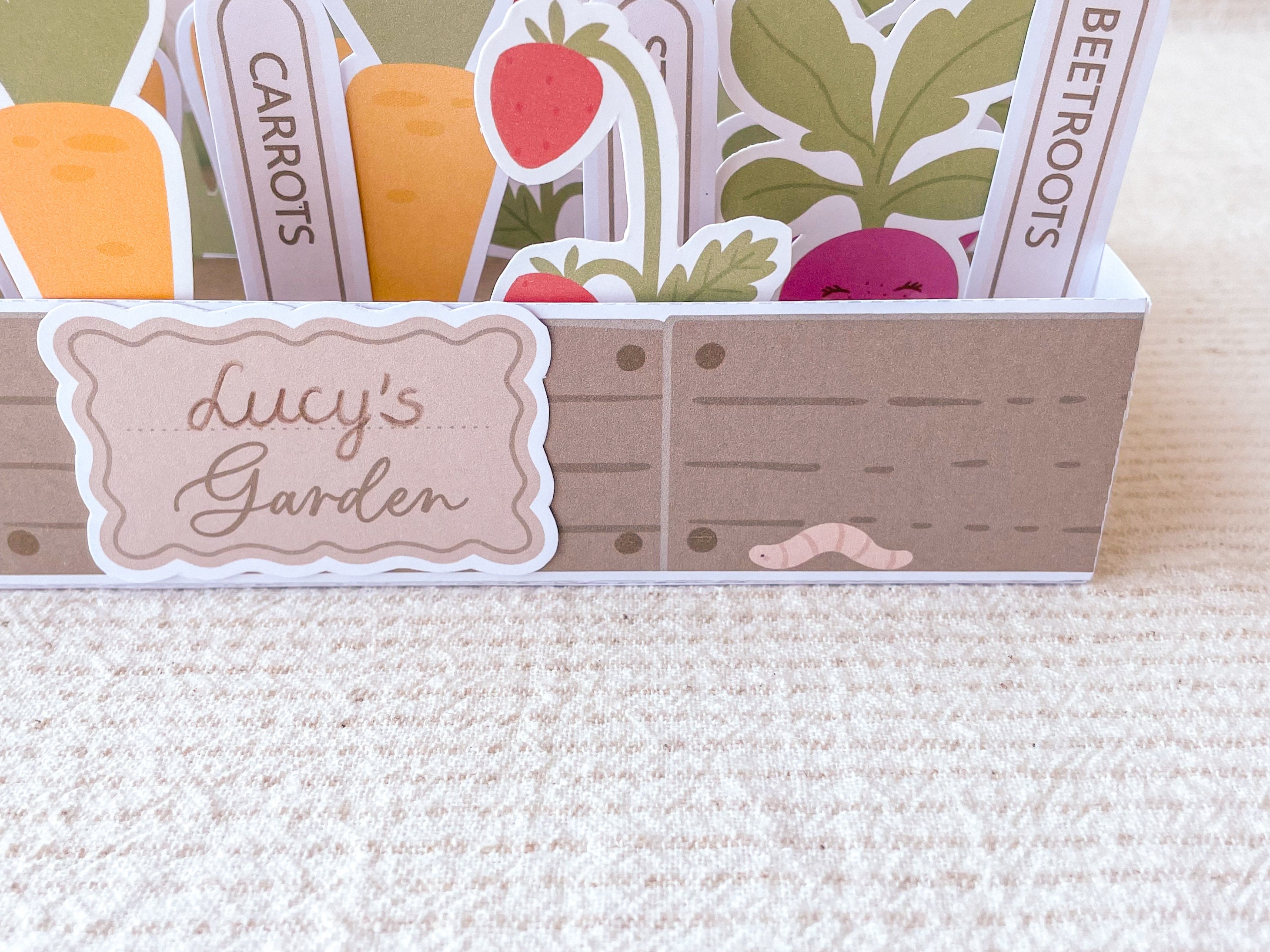 Paper Garden Kit, Printable Activity Craft, Handmade Gift for ...