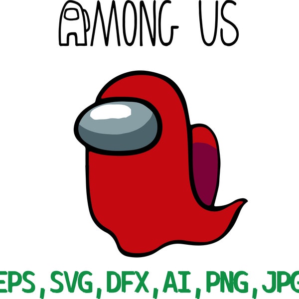 Among Us Party Clipart - Etsy