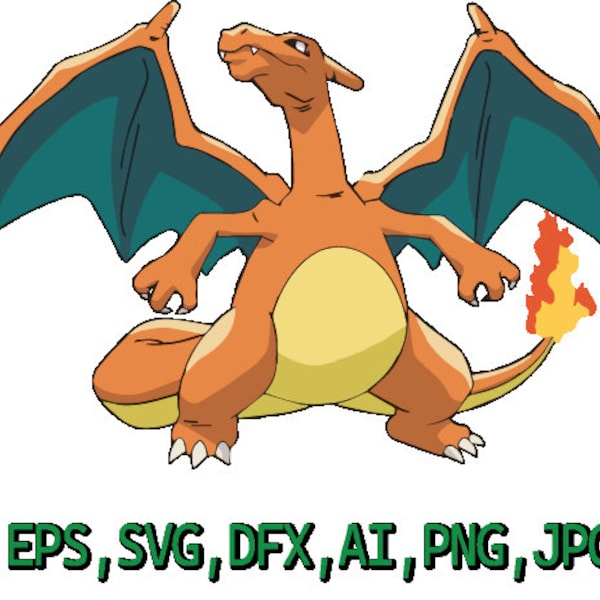 Charizard Svg - Etsy