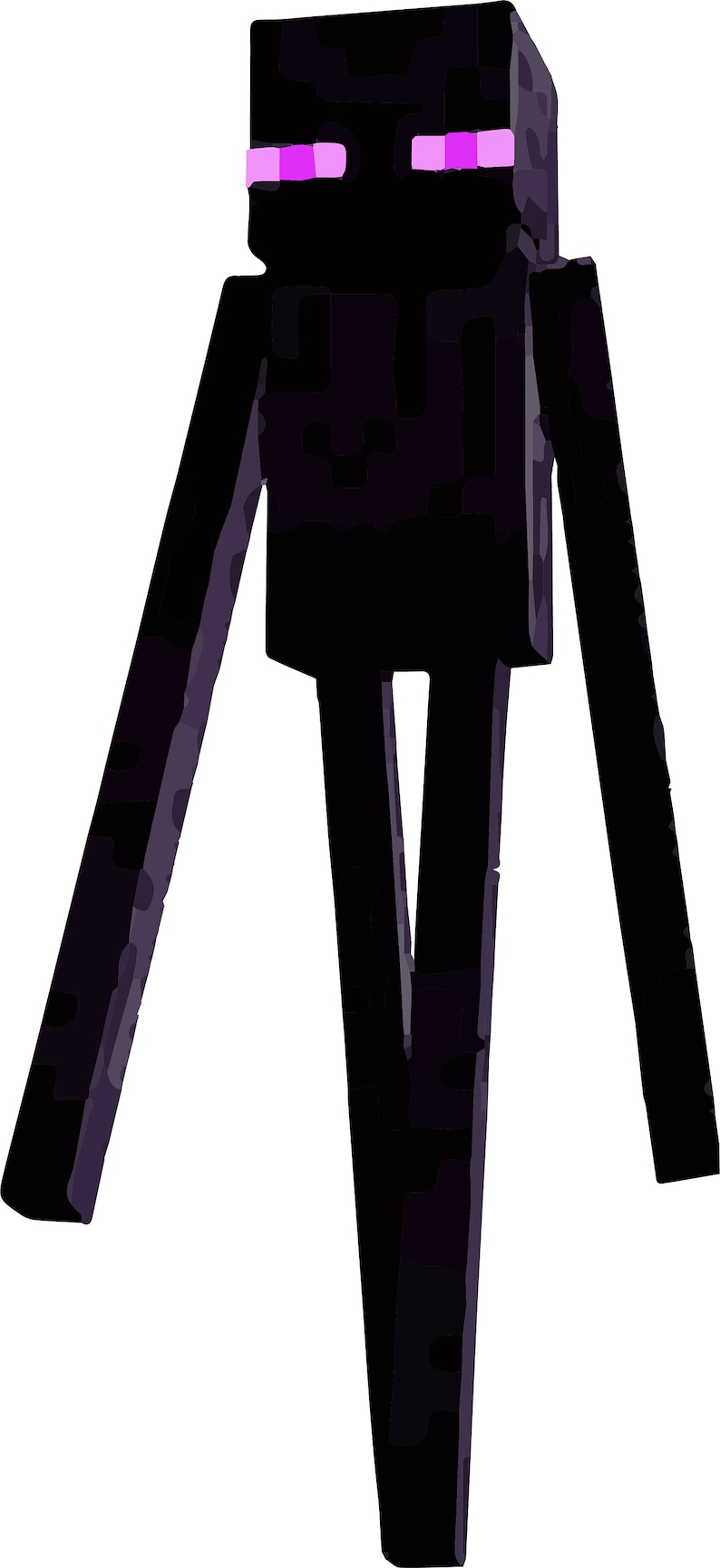 Minecraft SVG DXF EPS Png Illustrator. Enderman - Etsy Australia