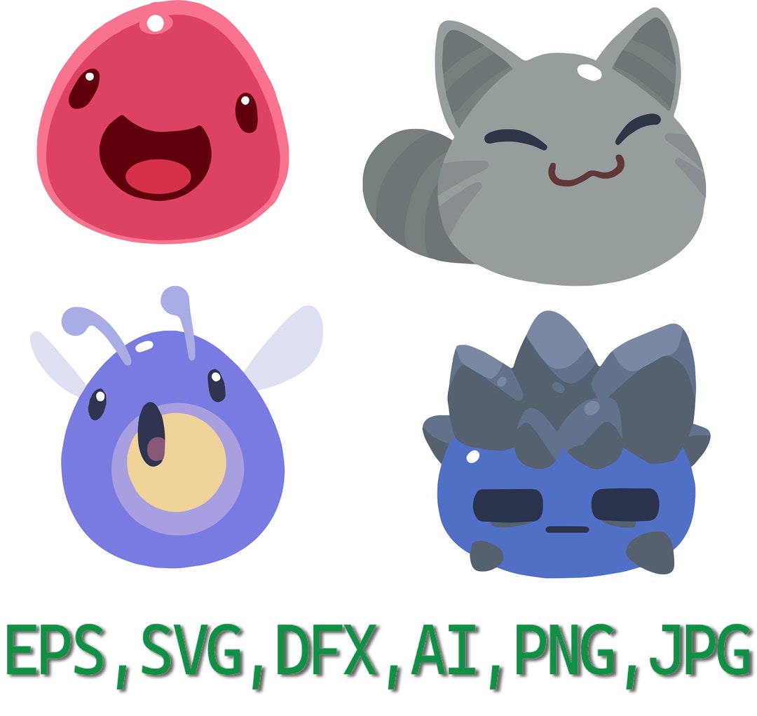 Slime Rancher SVG DXF EPS Png Illustrator. Slime - Etsy